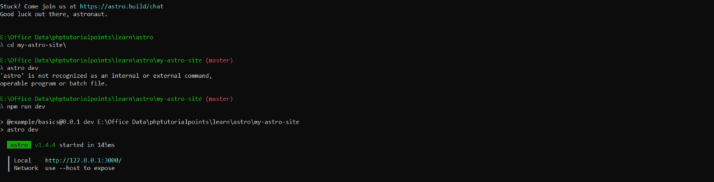 Astro Overview - PHP Tutorial Points